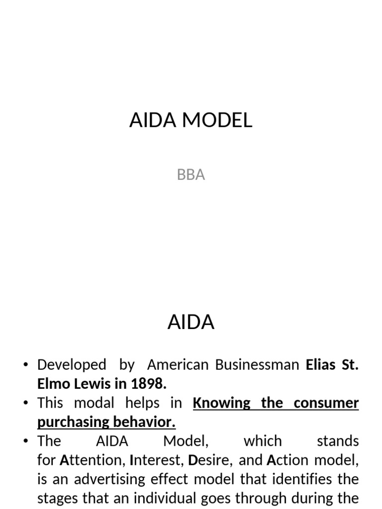 AIDA Unit - 2 | PDF
