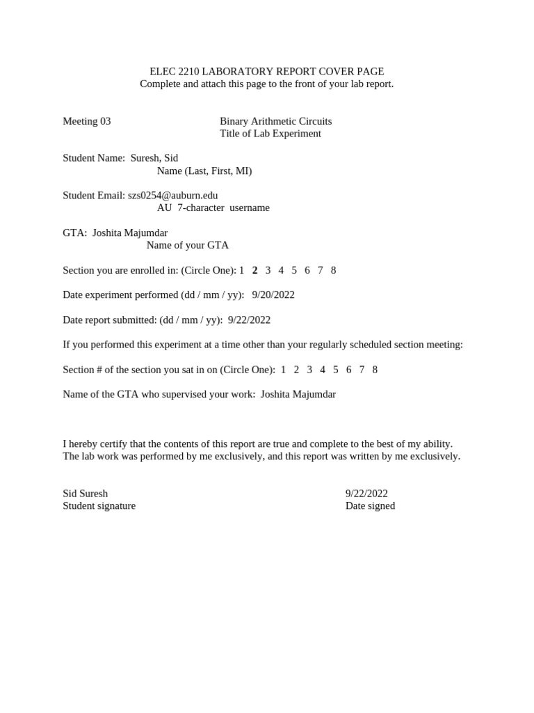 Lab 5 Report | PDF | Electrical Engineering | Manufactured Goods