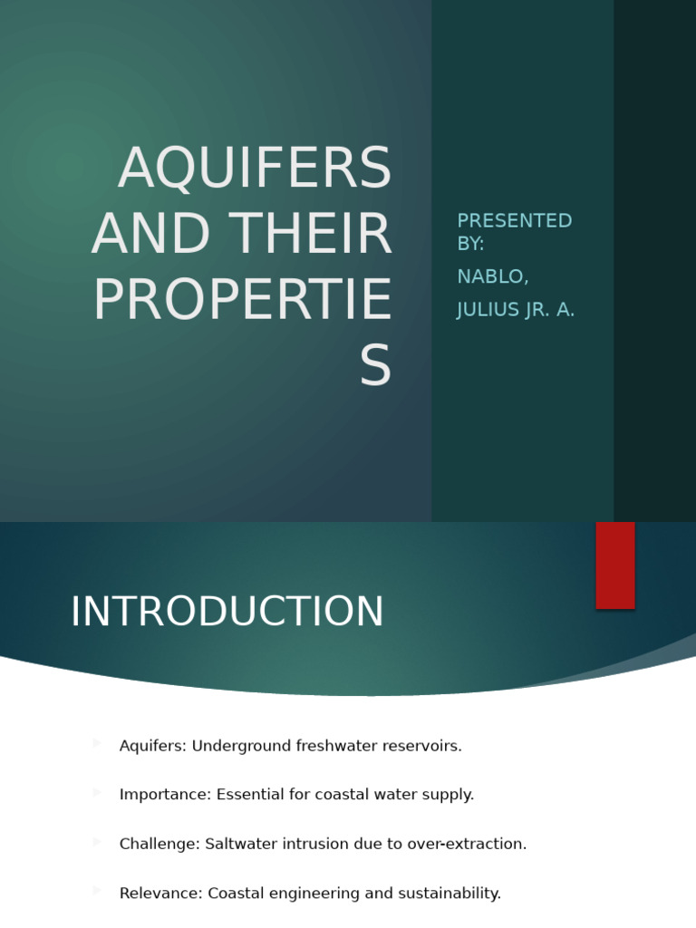 NABLO | PDF | Aquifer | Groundwater