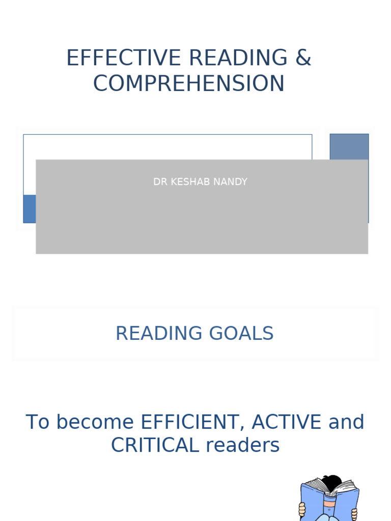 Effective Reading & Comprehension | PDF | Reading Comprehension | Study ...