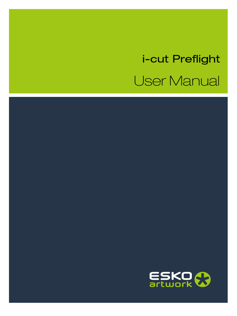 I-cut Preflight User Manual | PDF | Window (Computing) | Software