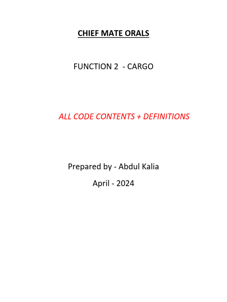 f2 Cargo - All Code Content and Imp Notes by Abdul - 250816 - 215229 ...