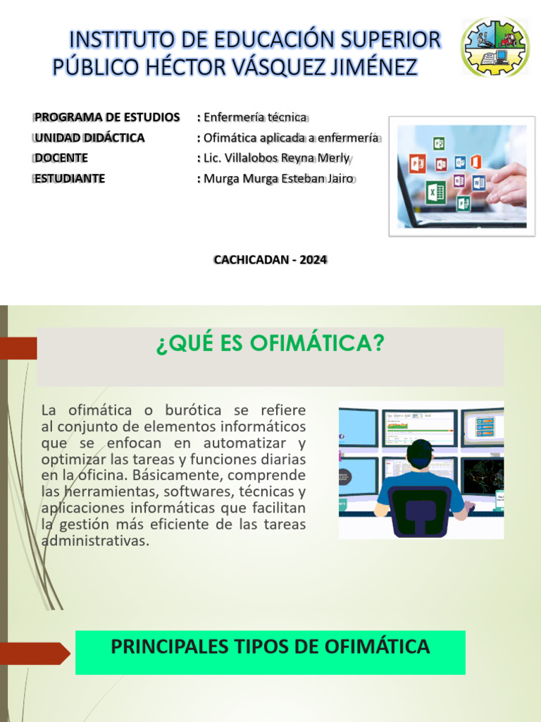 Trabajo Ofimatica | PDF