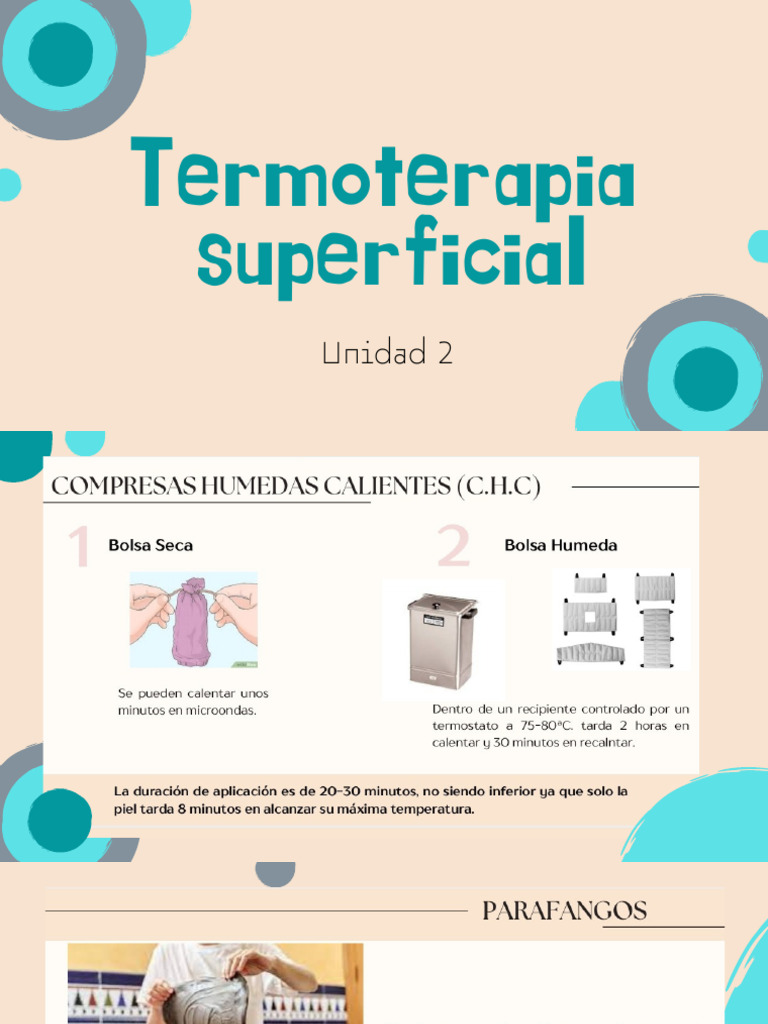 Medios Físicos (Termoterapia) | PDF
