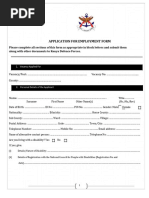 PSC Employment Application Form 2016 | PDF