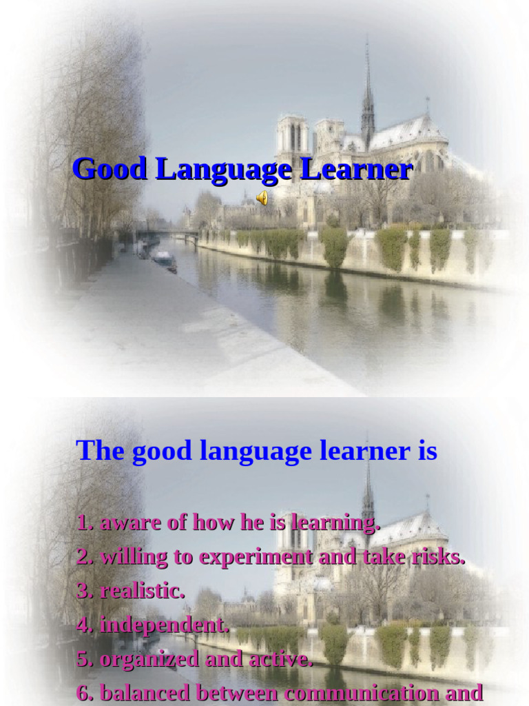 A good language learner 2 | PDF