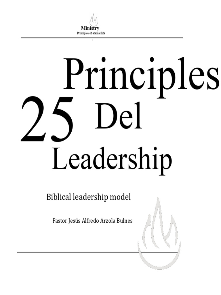25 Biblical Leadership Principles | PDF