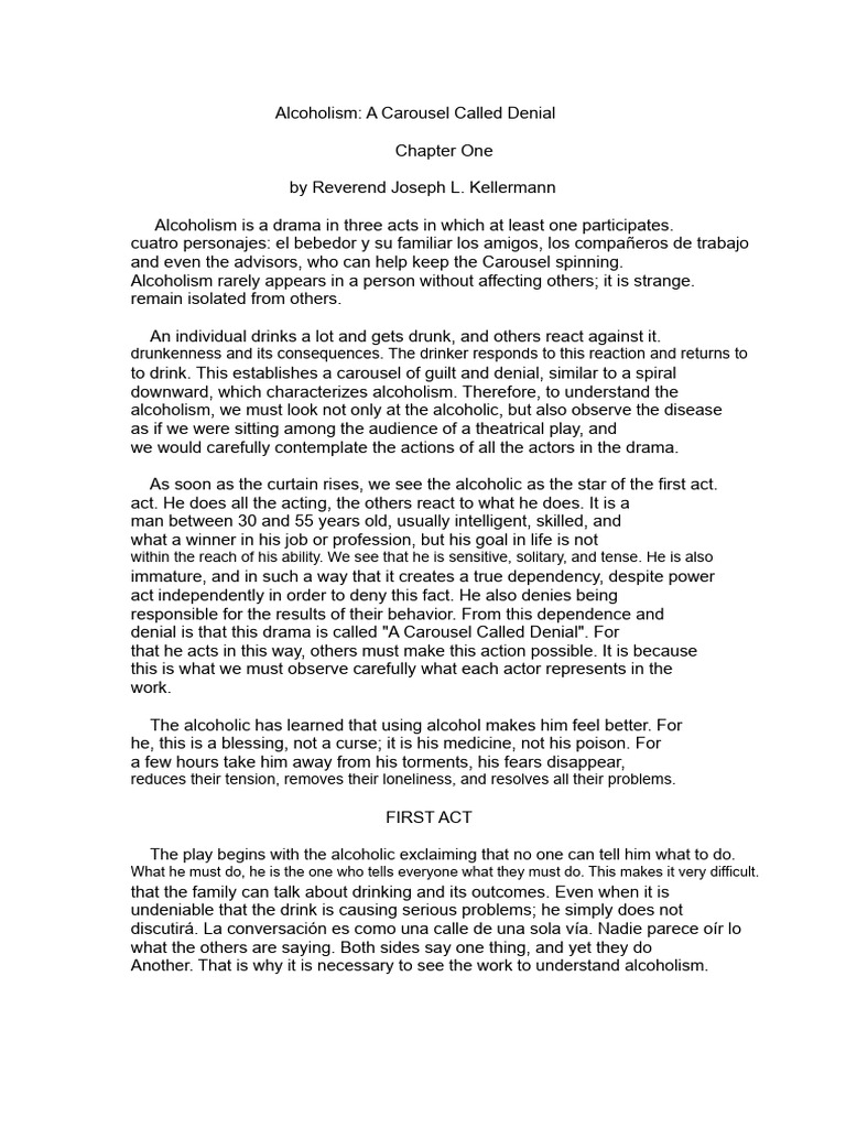 Understanding Alcoholism's Denial Cycle | PDF | Alcoholism | Alcohol ...