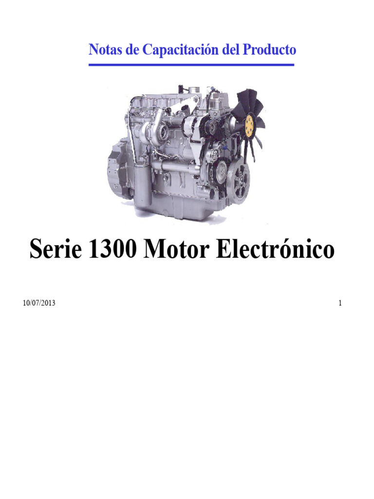 1300 EDi (Heui) Motor Electrónico | PDF | Inyección de combustible ...