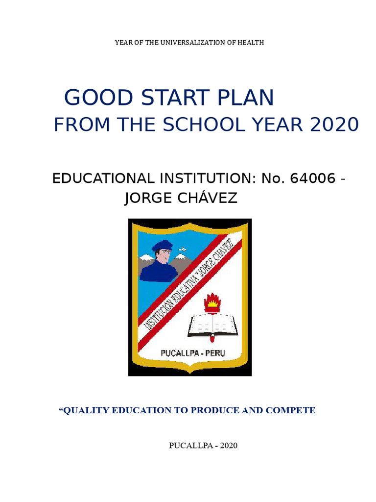 GOOD START PLAN.docx | PDF | Learning