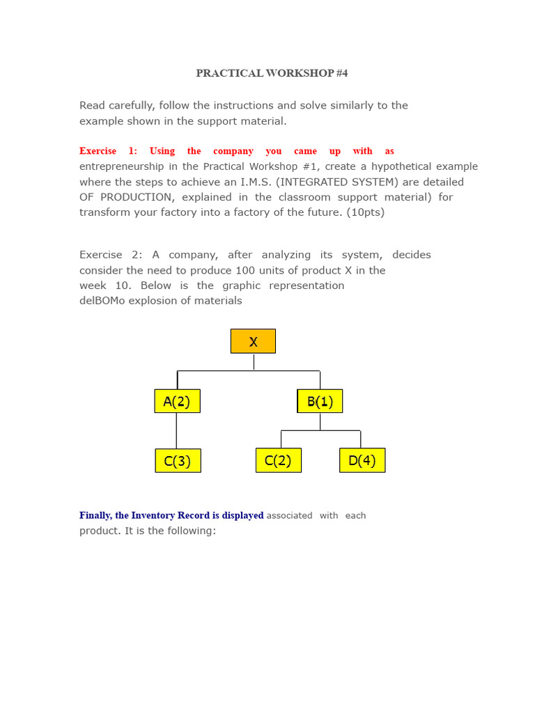 Practical Workshop 4 | PDF