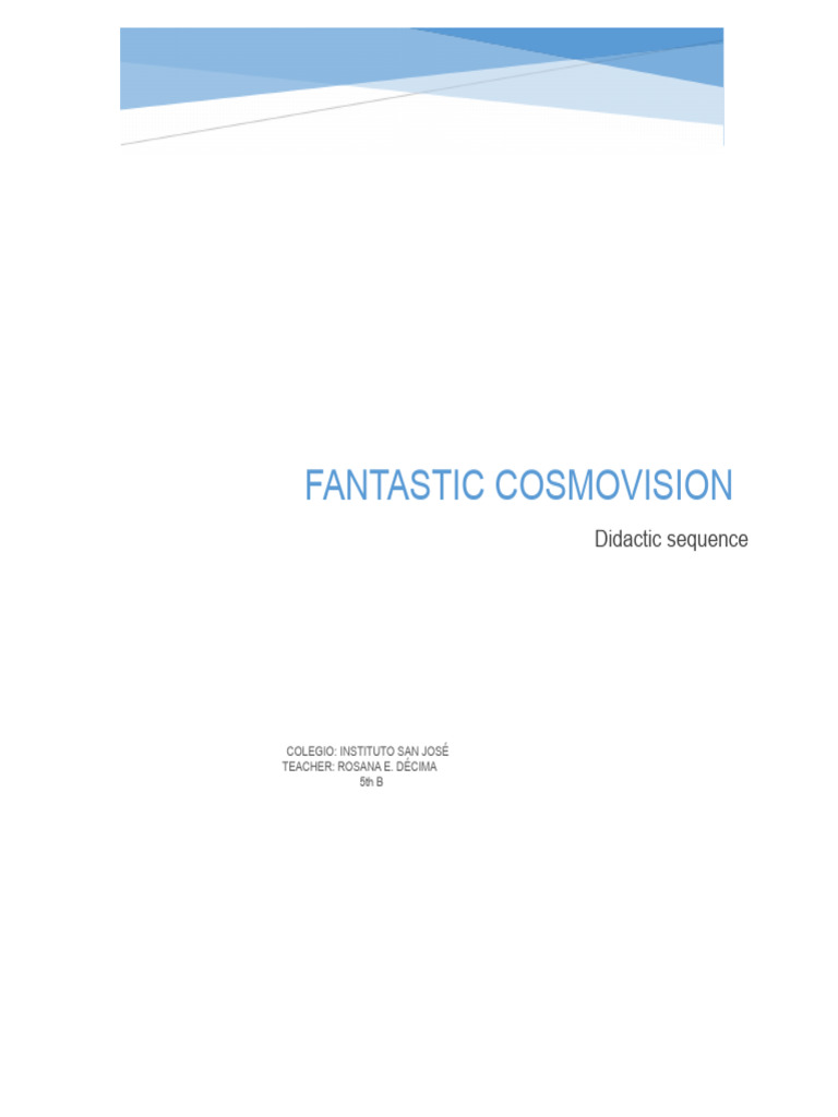 Didactic Sequence | PDF | Fantasy