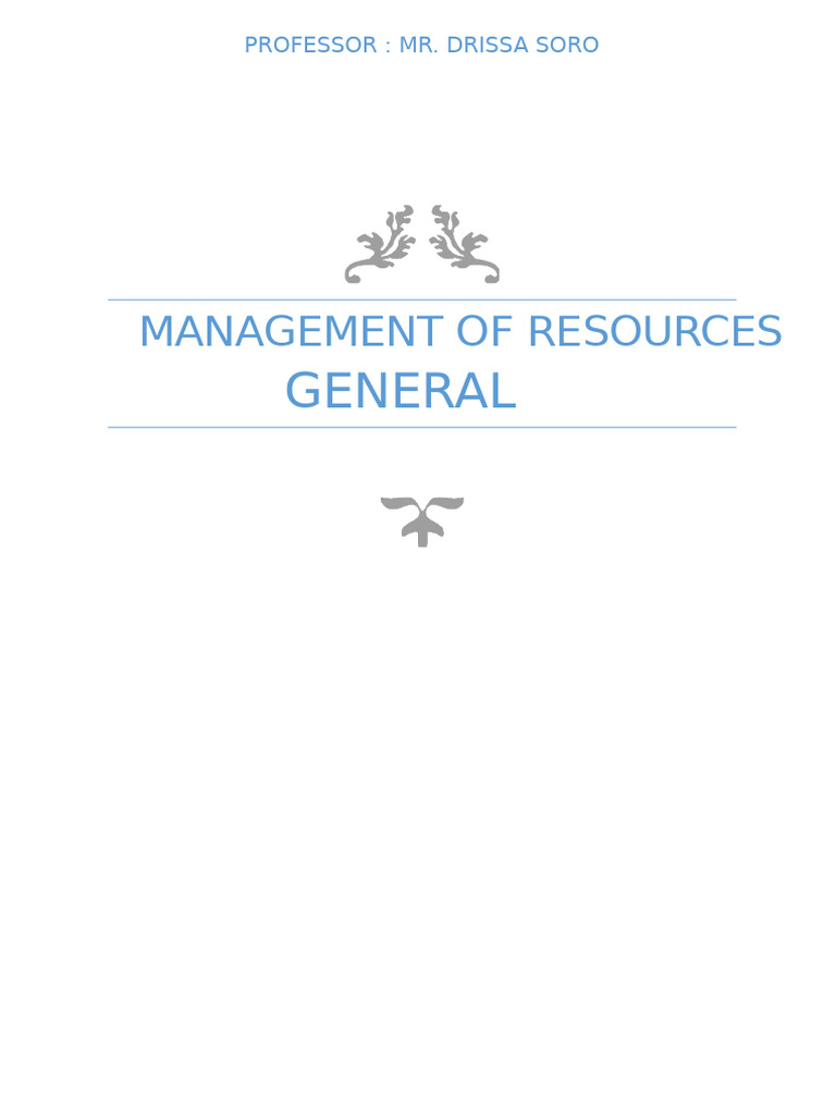 Management of General Resources | PDF | Photocopier | Mail
