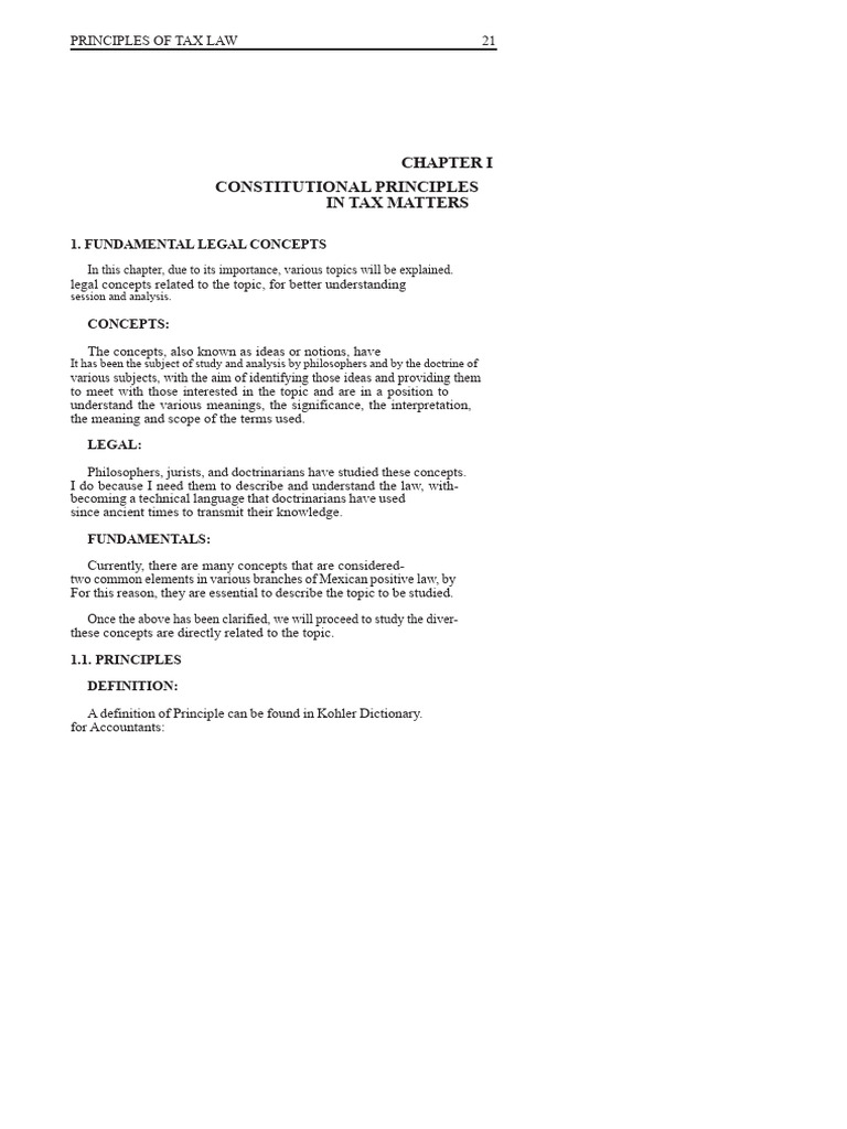 4 Constitutional Principles in Fiscal Matters | PDF | Taxes | Equity ...