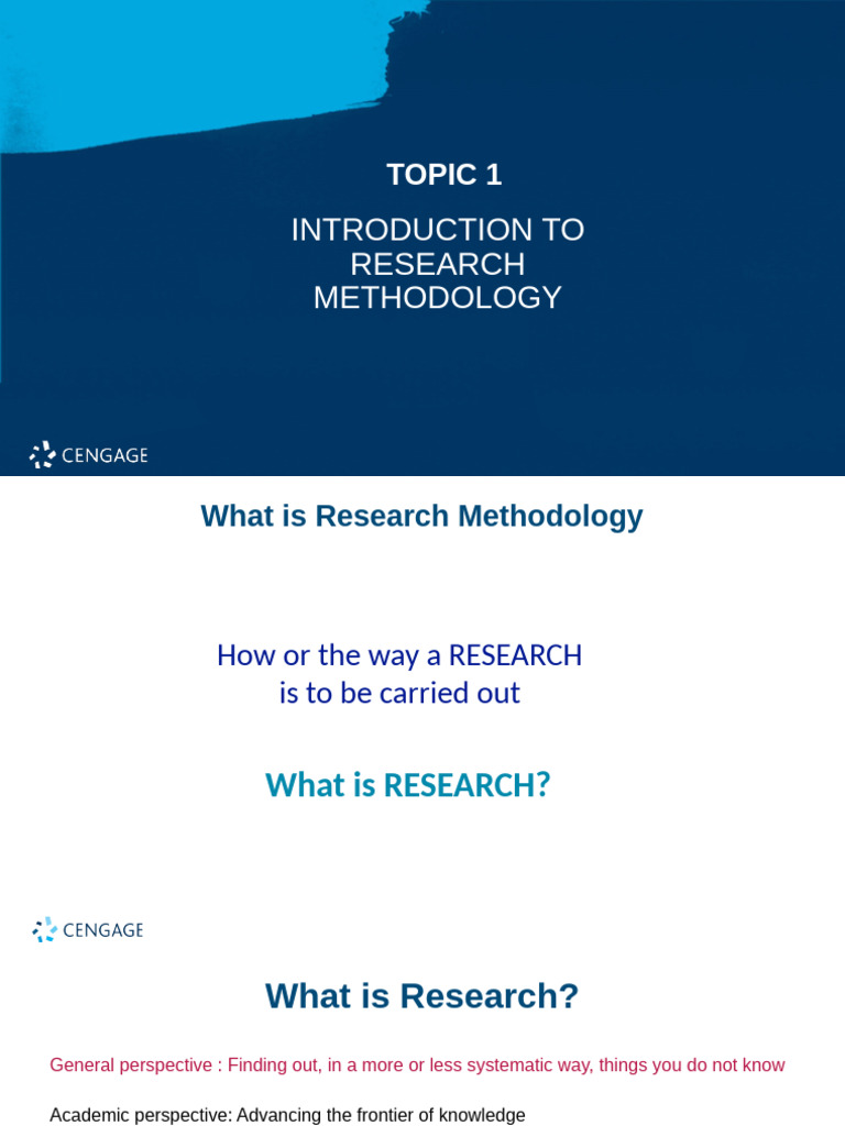 Research Methodology Overview | PDF | Scientific Method | Inductive ...