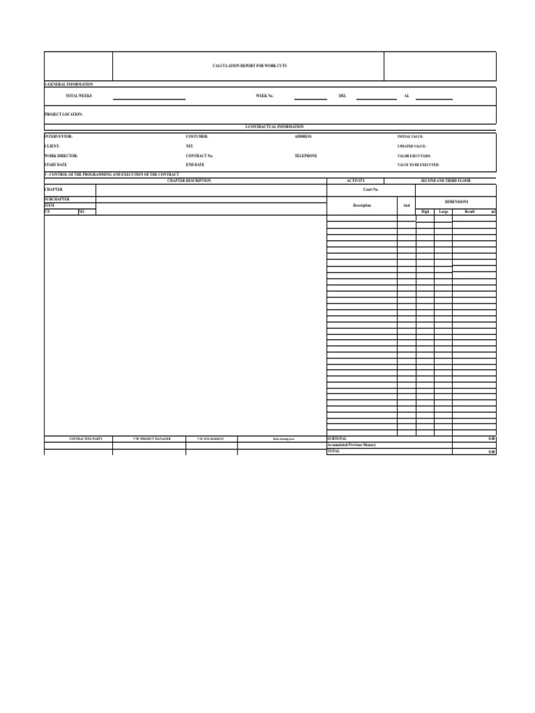 Work Memory Format | PDF
