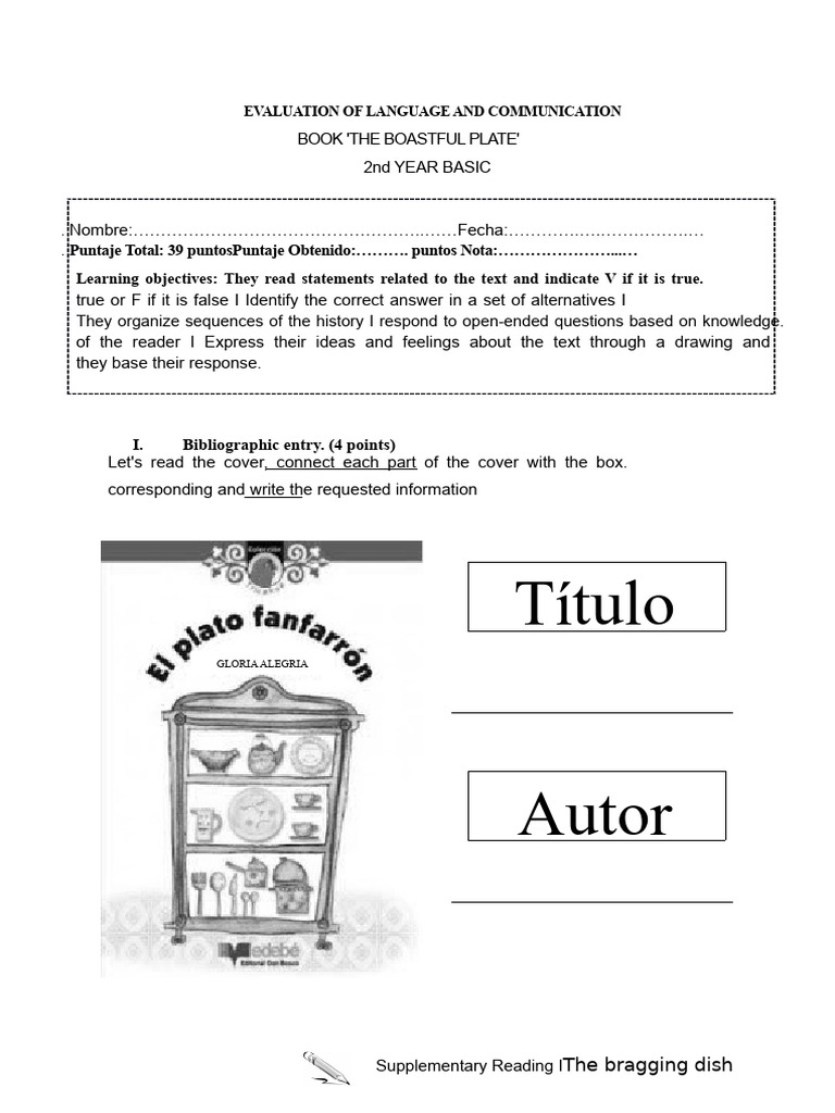 Language and Communication Assessment - Supplementary Reading The ...
