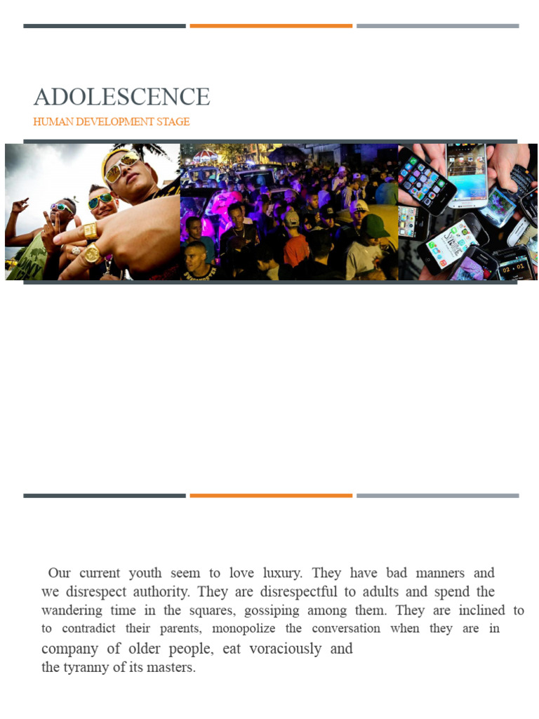 Slide Adolescence - Phase of Human Development. | PDF | Adolescence ...