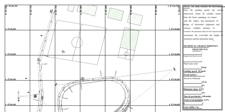 Plan Layout - GEOMETRIC DESIGN ROAD | PDF