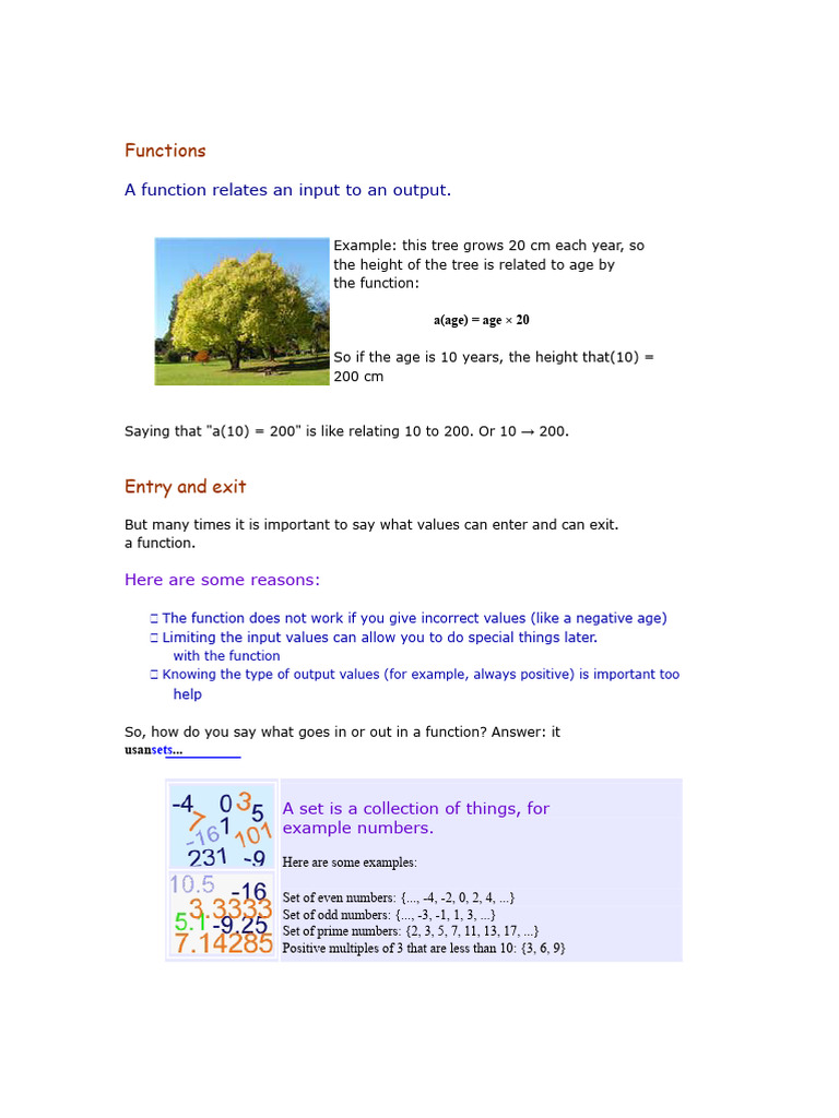 Domain, Codomain, and Range | PDF | Function (Mathematics ...