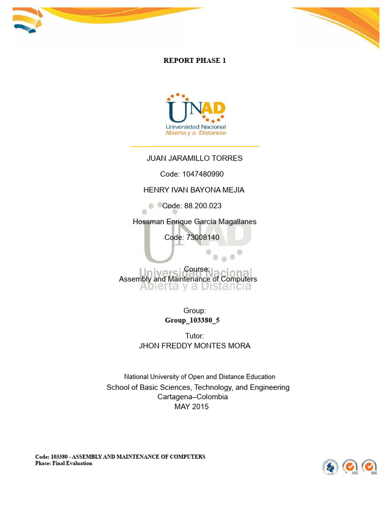 PC Maintenance Report | PDF | Computer Hardware | Computer Architecture