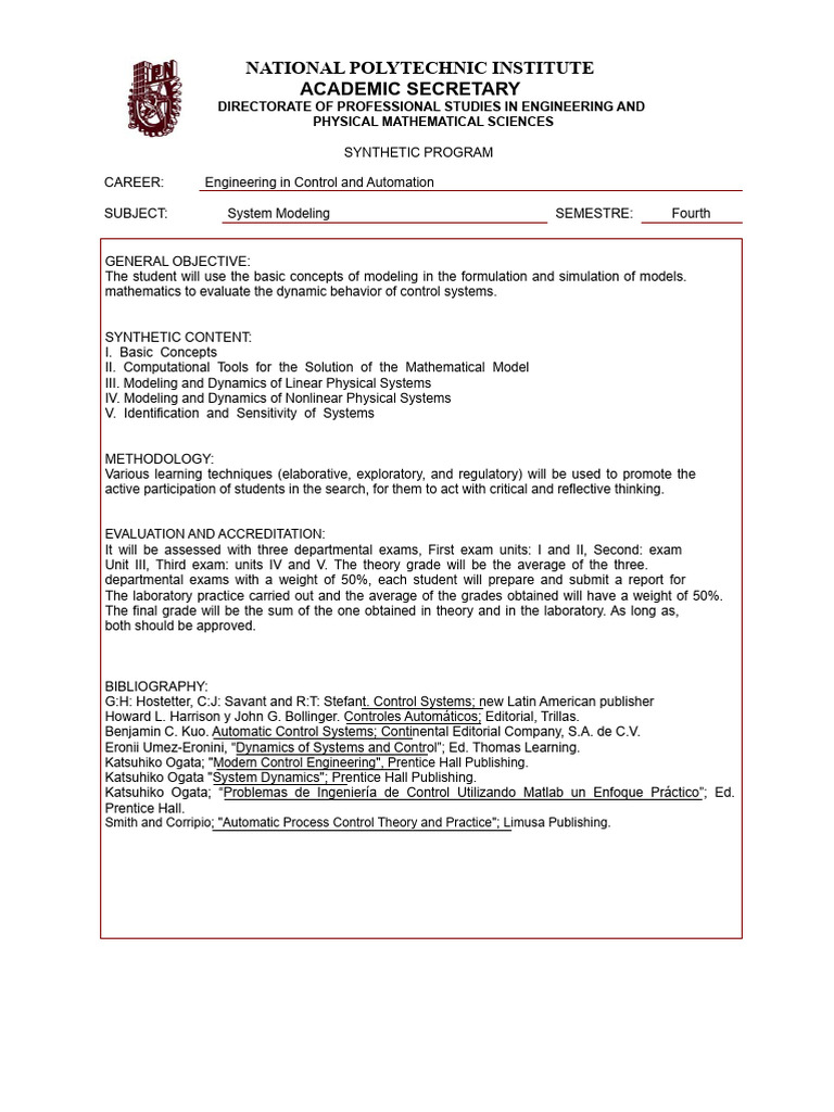 System Modeling.pdf | PDF | Differential Equations | Nonlinear System