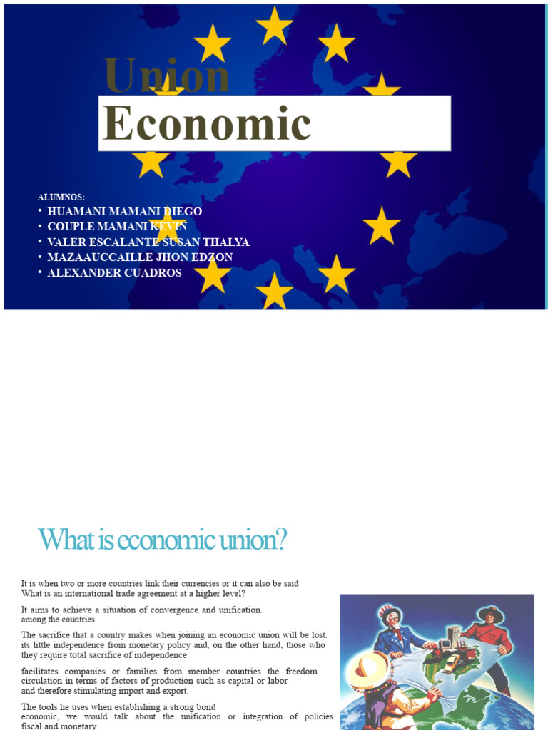 Economic Union | PDF | Euro | Eurozone