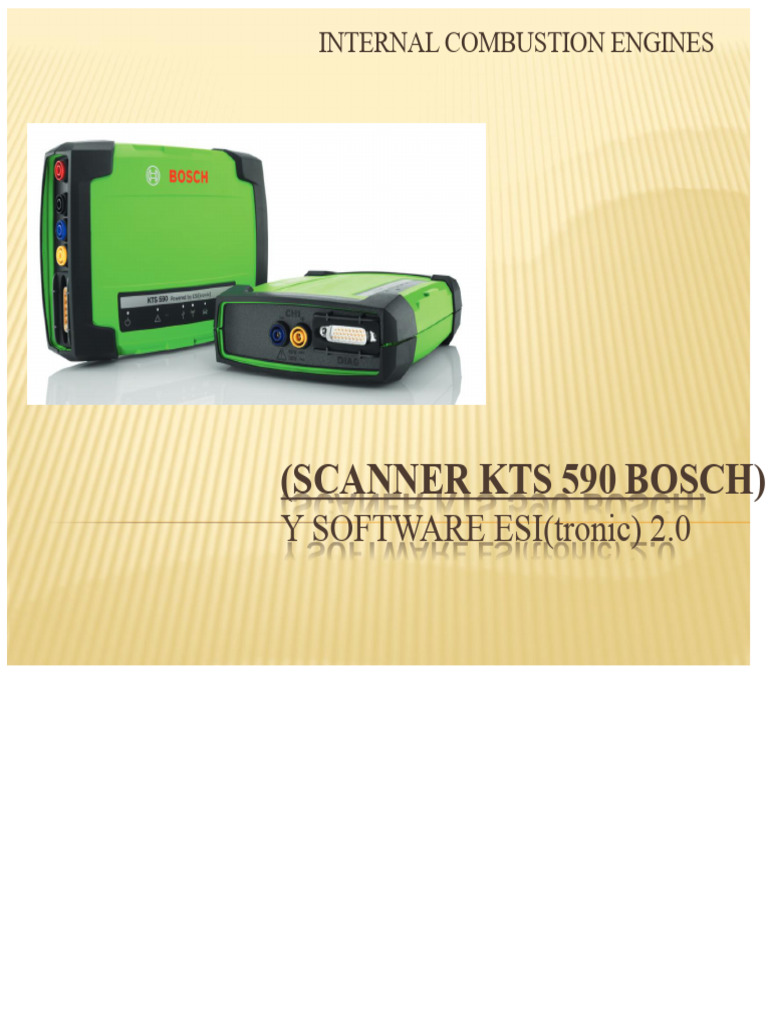 KTS 590 Bosch Scanner: Vehicle Diagnostics | PDF | Electronics ...