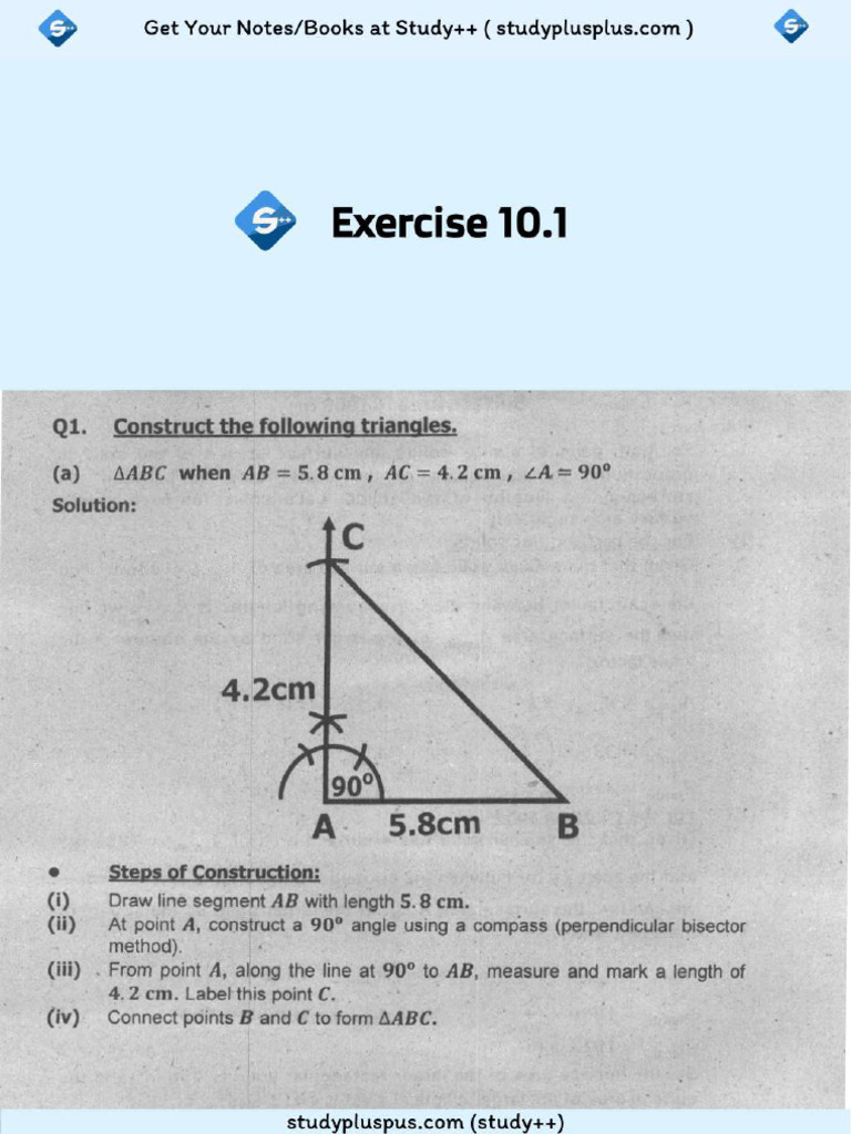 Fbise 9 Maths 10.1 | PDF