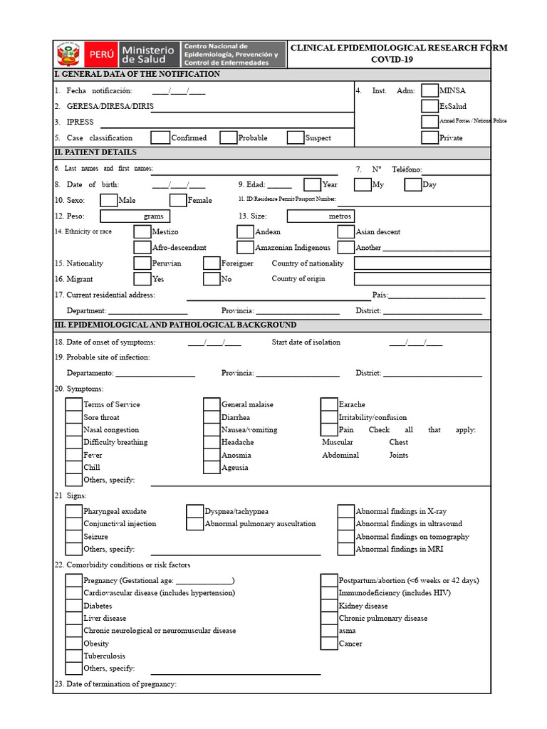 Epidemiological Report | PDF | Medicine | Diseases And Disorders