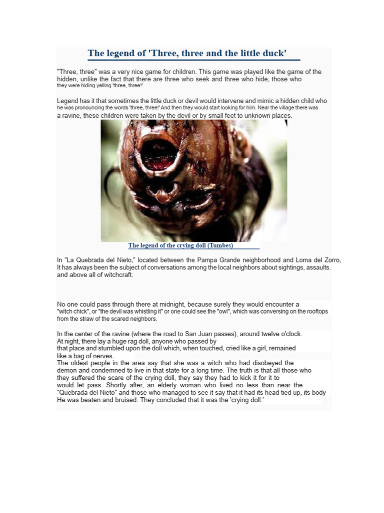 Legends of Childhood Games and Love | PDF | Folklore