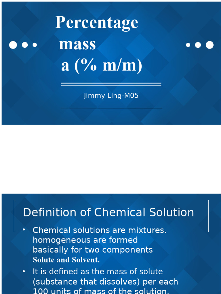 Mass Percentage | PDF