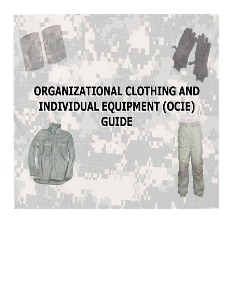 guía CIF | PDF | Guante | Ropa