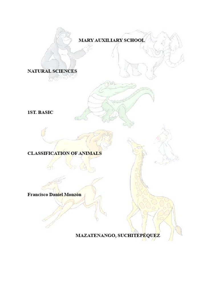 Animal Classification Overview Guide | PDF | Egg | Amphibian