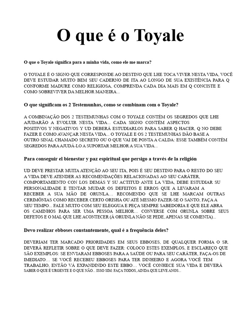 Significado e Práticas do Toyale | PDF | Perséfone | Hades