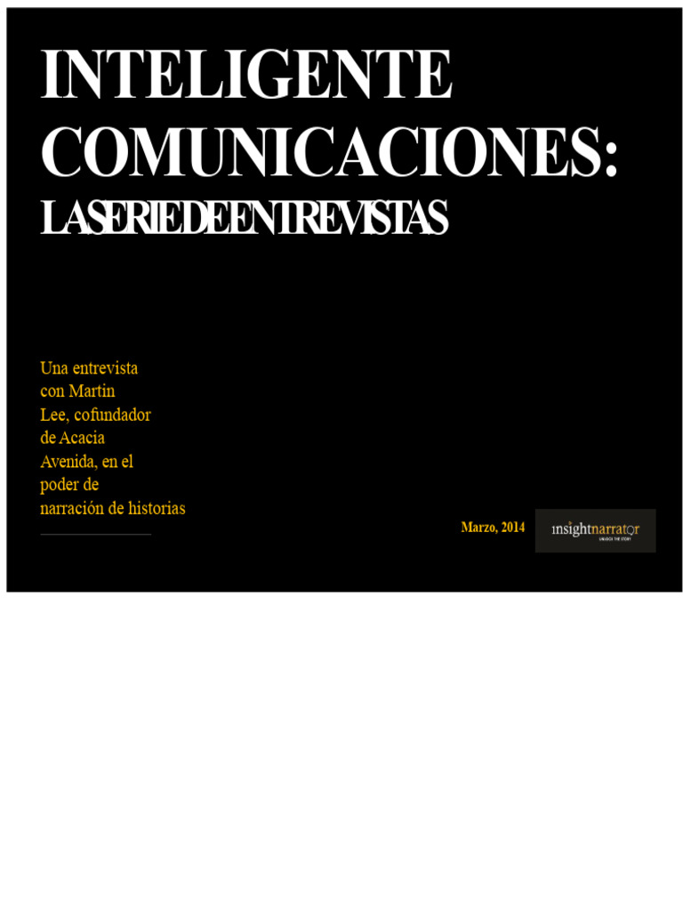 El Poder de Contar Historias | PDF | Cuentacuentos | Narración