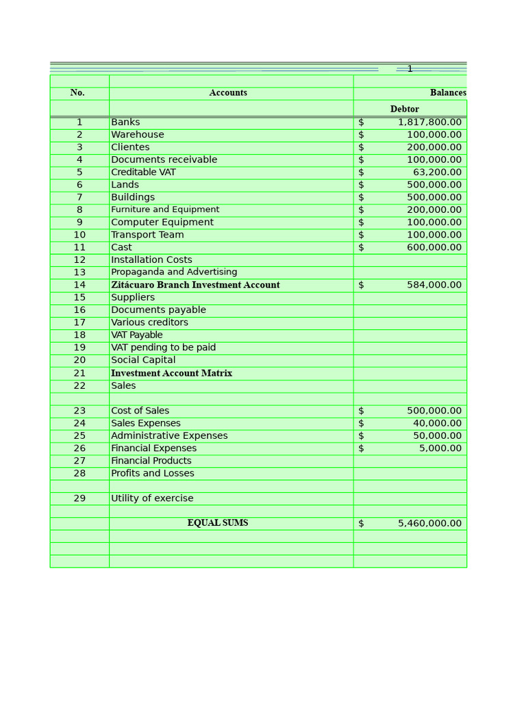 Consolidated Worksheet | PDF | Expense | Business Economics
