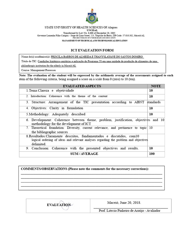 TCC Evaluation Form - Research | PDF | Methodology