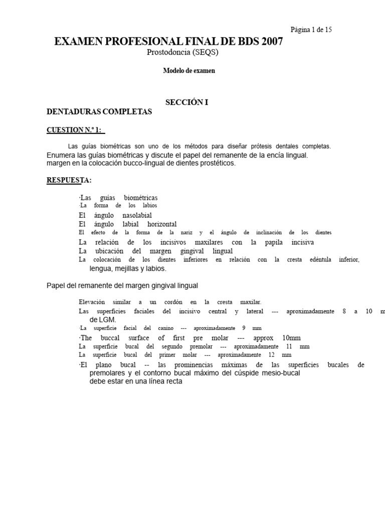 Prostho SEQ | PDF | Odontología | Boca