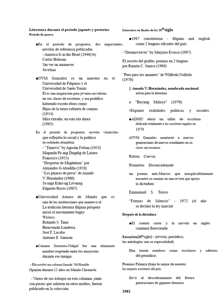 Vigésimo Primero | PDF | Filipinas | Escritura