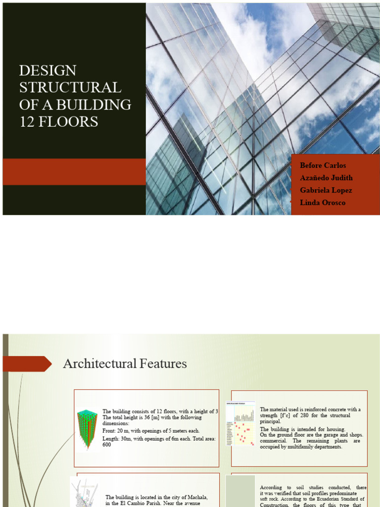 Structural Design of A 12-Story Building | PDF | Beam (Structure ...