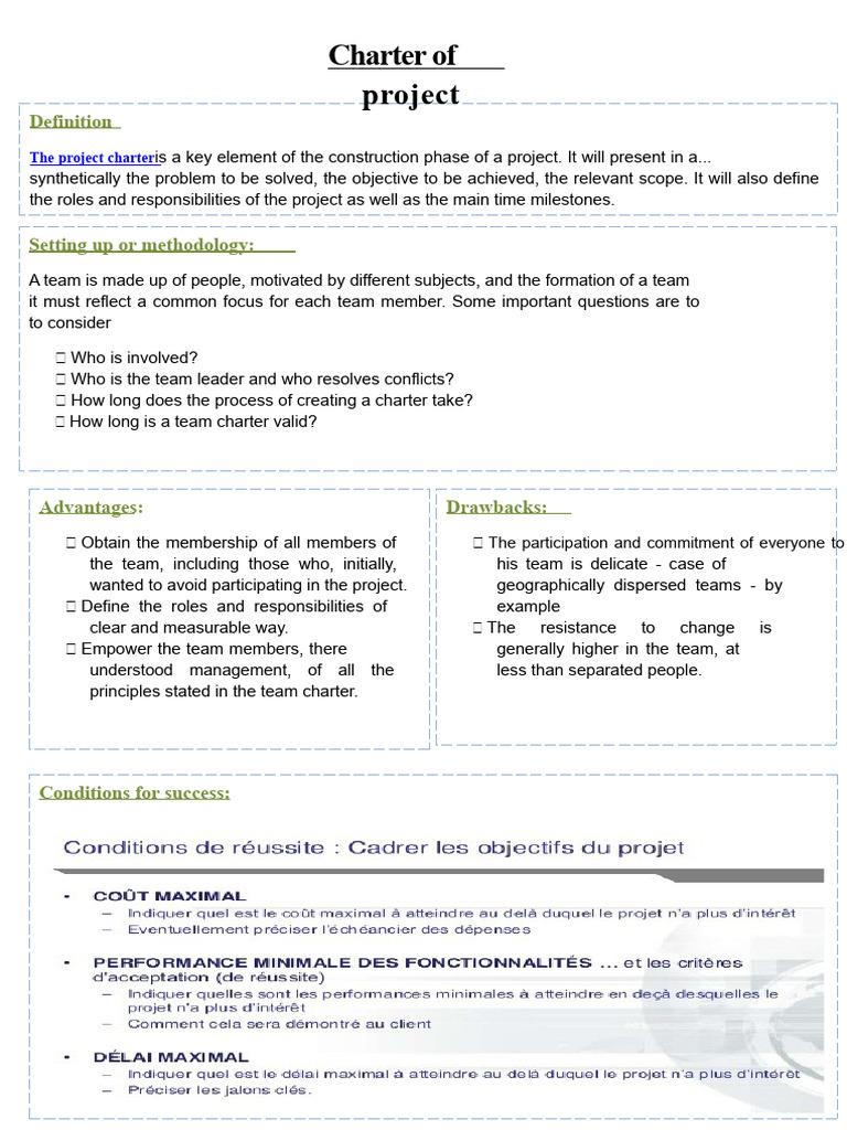 Project Charter | PDF