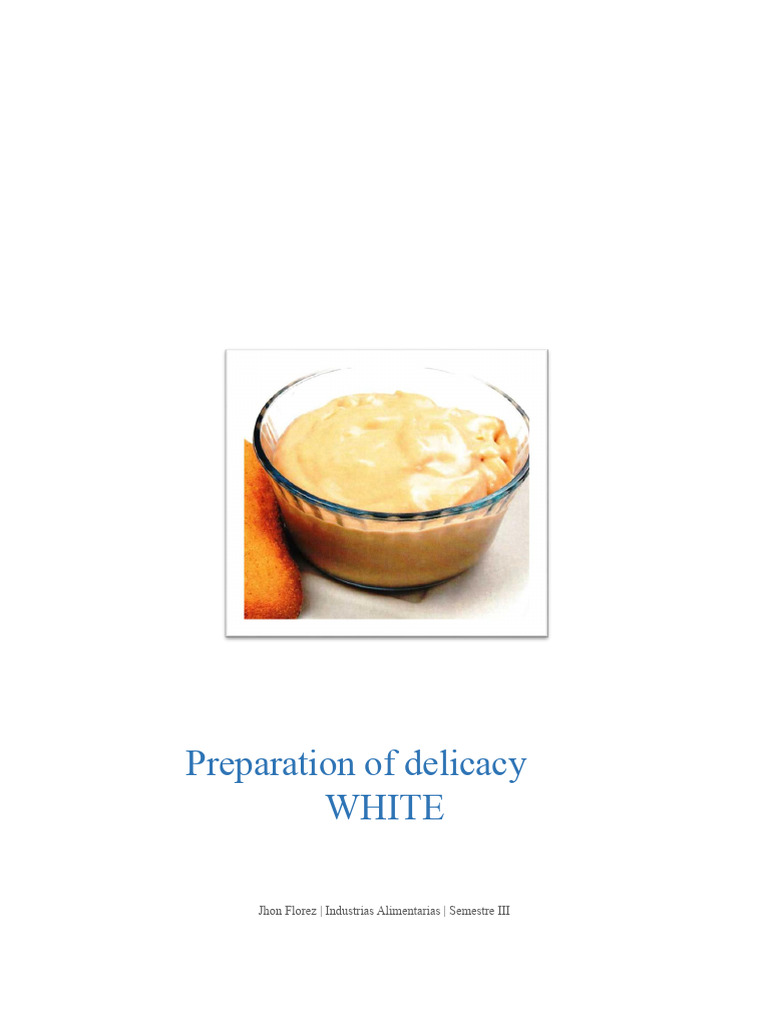Report On The Preparation of White Candy | PDF | Milk | Sugar