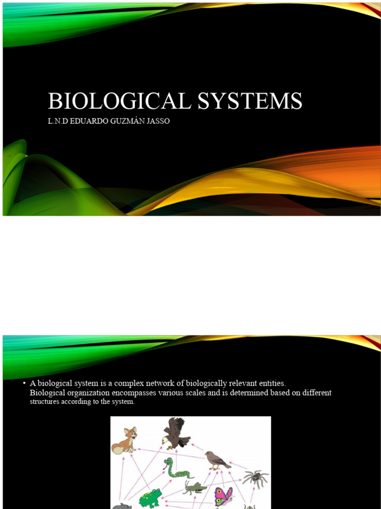 Biological Systems | PDF | Systems Biology | Biology