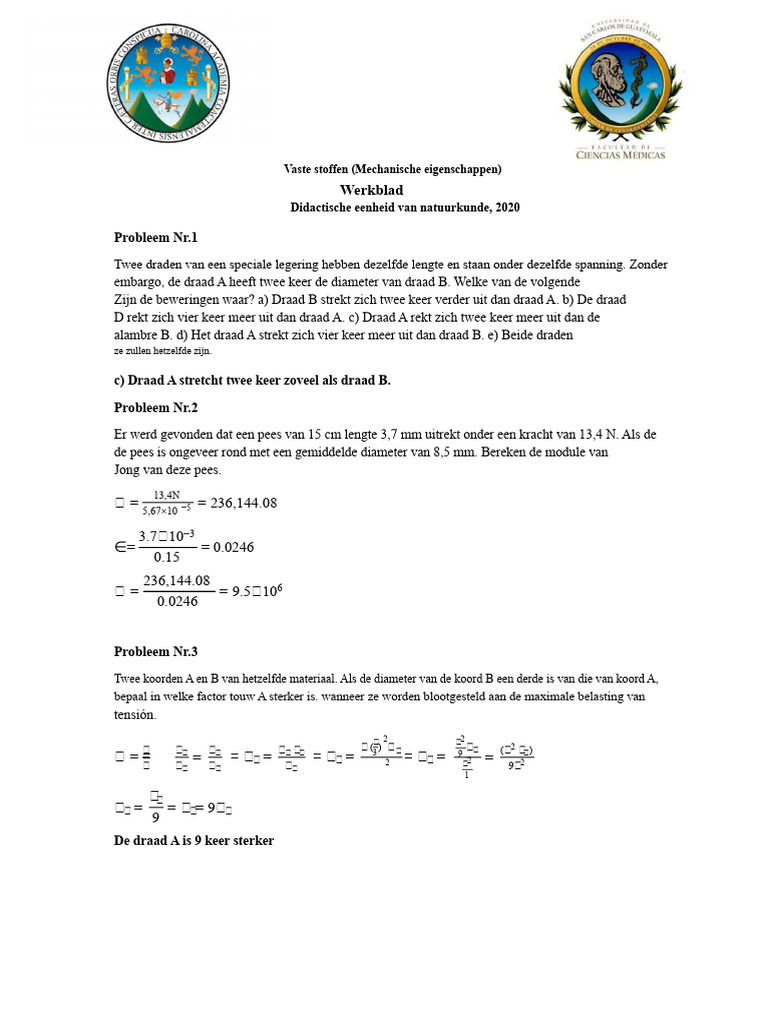 5.1 Werkblad - Vaste Stoffen | PDF