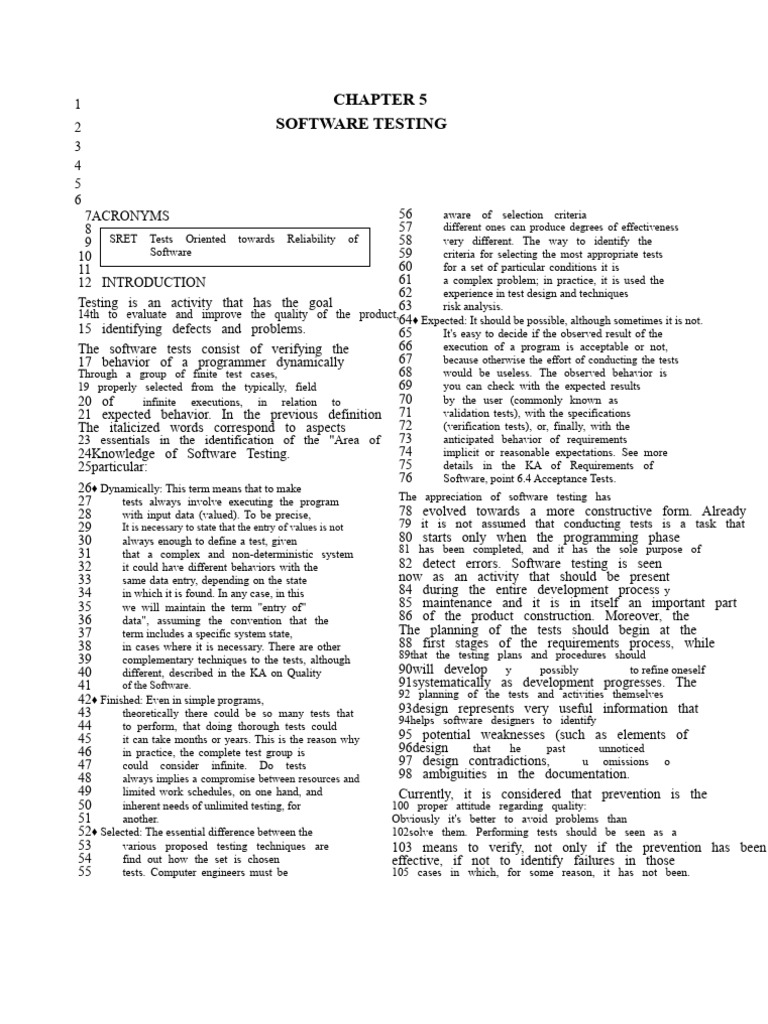 Software Testing: Techniques and Criteria | PDF | Software Testing ...