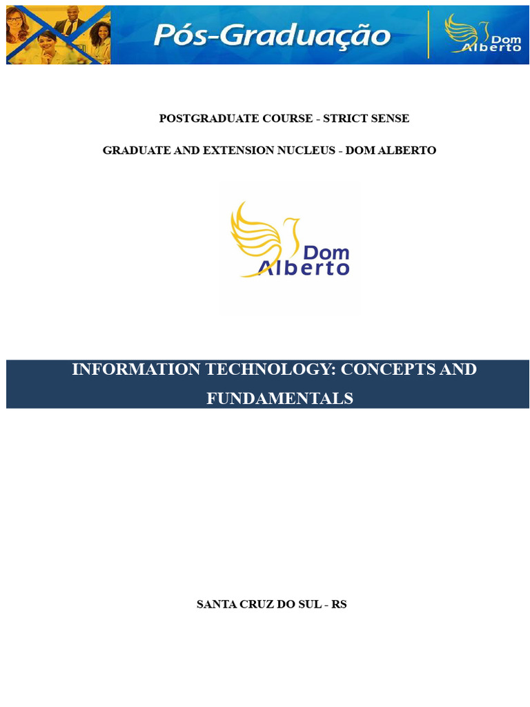 Information Technology Concepts and Fundamentals | PDF | System ...