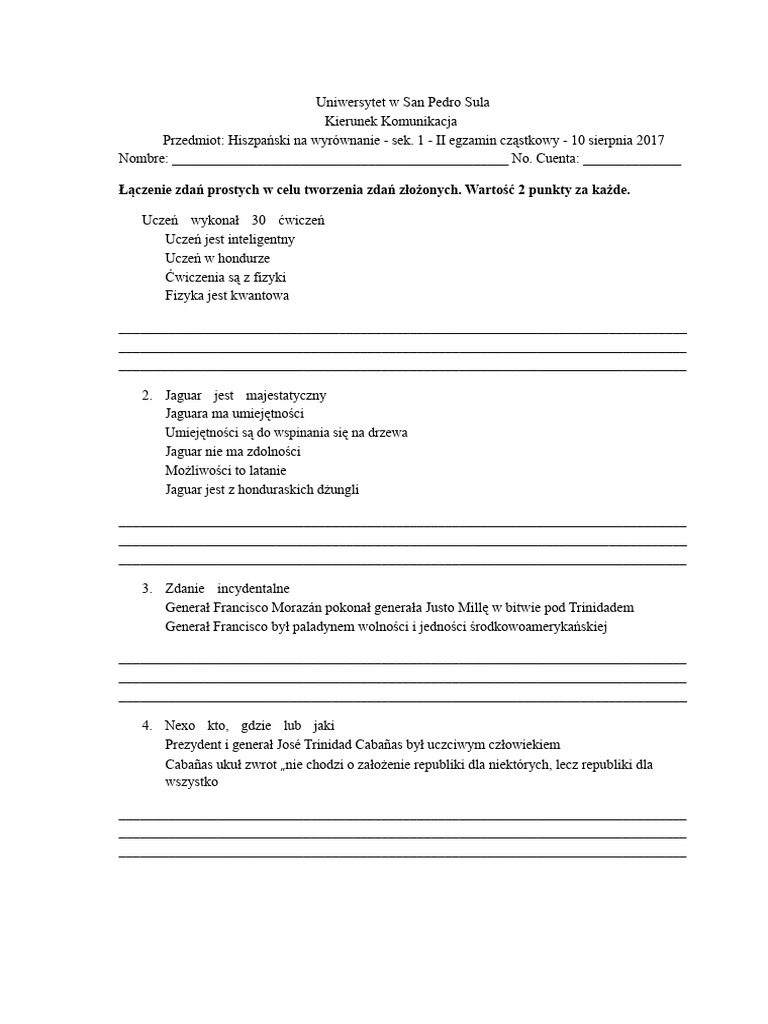 Exa Espniv 1 Iip 2017czer | PDF