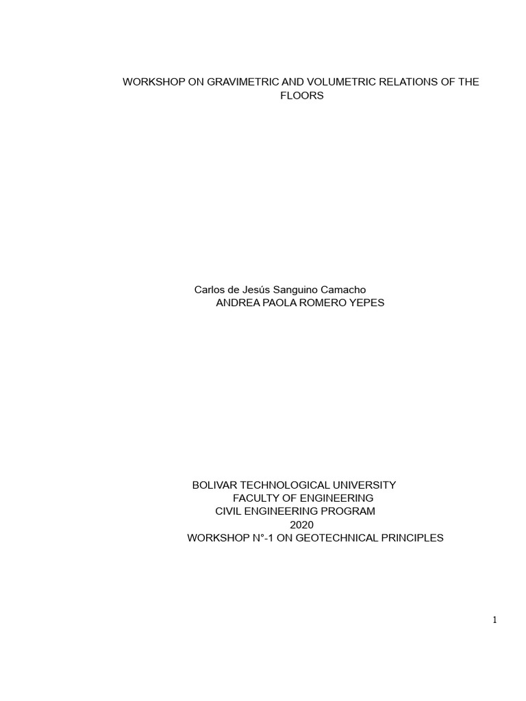 Workshop - Principles of Geotechnics | PDF | Soil Mechanics | Density