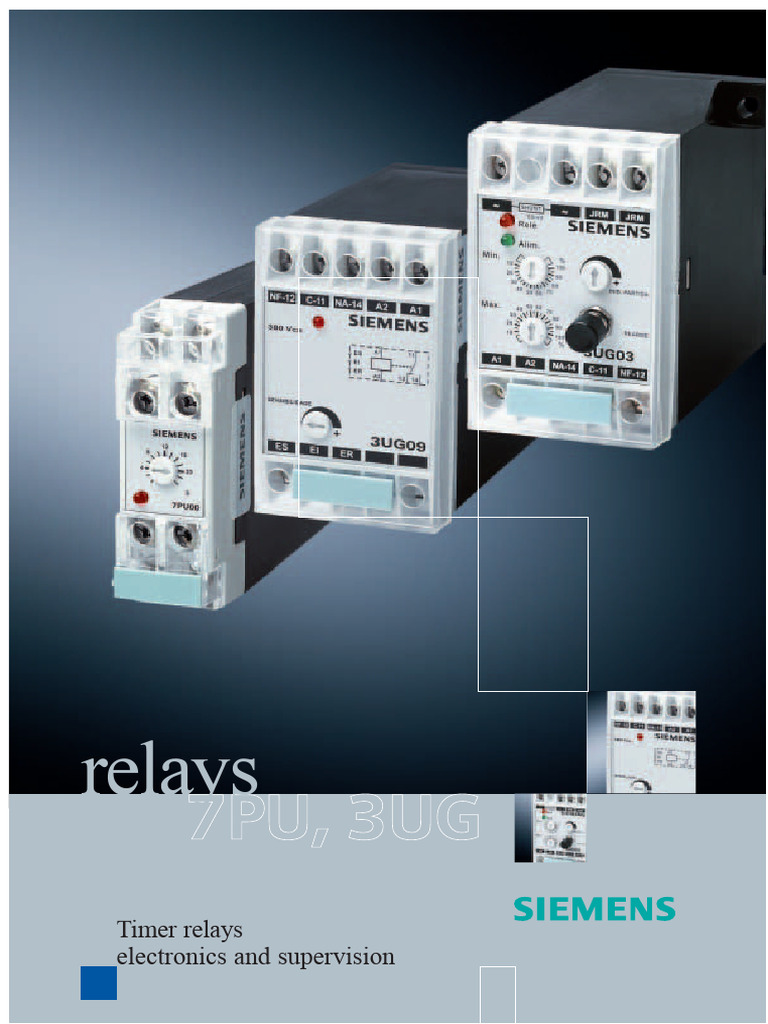 Electronic Timer and Supervision Relays | PDF | Relay | Equipment
